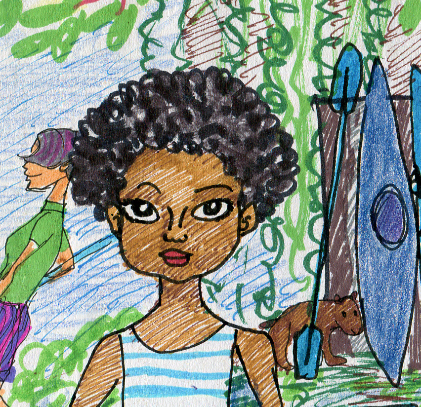 Swamp drawing – Malanga Illustrations
